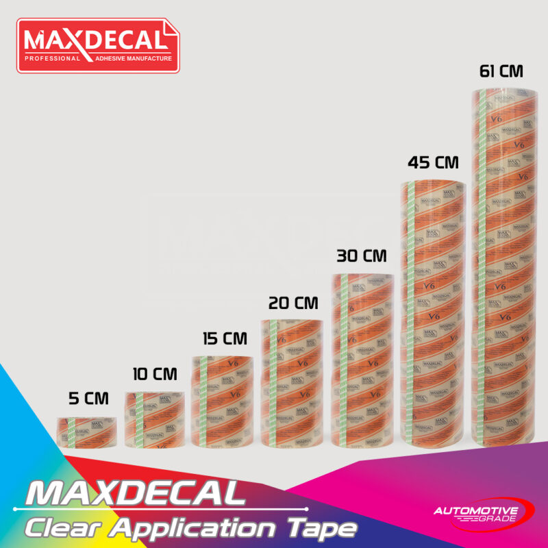 MAXDECAL Clear Application Tape – MAXDECAL - Professional Automotive ...