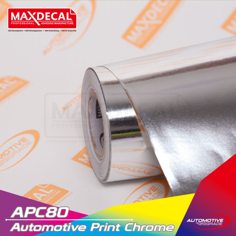 MAXDECAL APC80 Automotive Print Chrome Gloss Silver – MAXDECAL ...