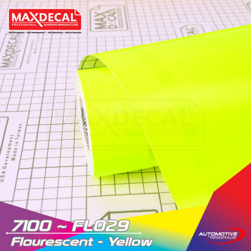 MAXDECAL 7100-FL029 Fluorescent Yellow – MAXDECAL - Professional ...