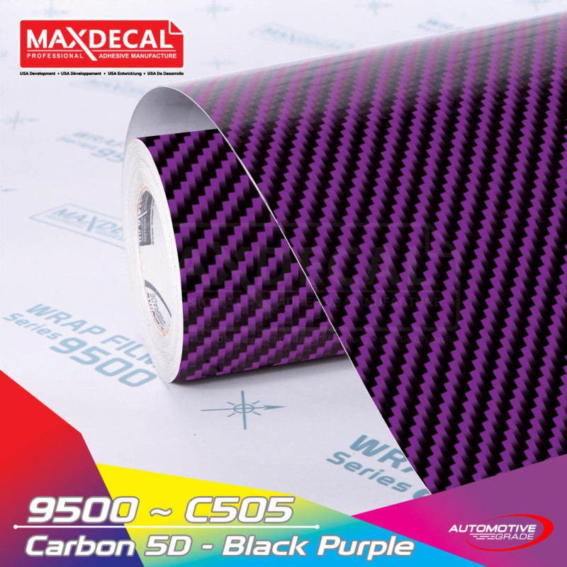 MAXDECAL 9500-C505 Carbon 5D BLACK PURPLE – MAXDECAL - Professional ...