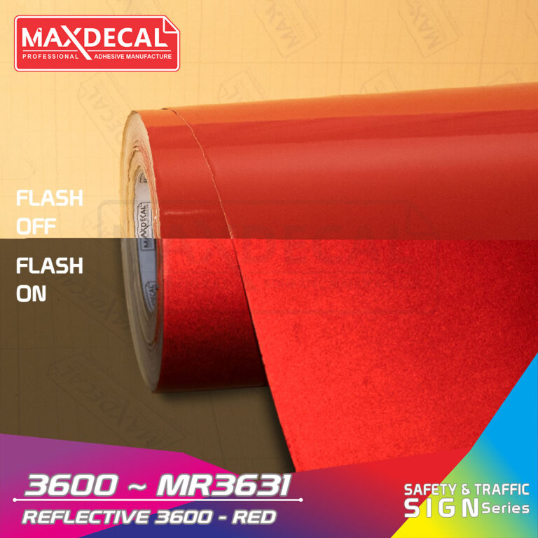 MAXDECAL 3600-MR3631 Reflective Red – MAXDECAL - Professional ...