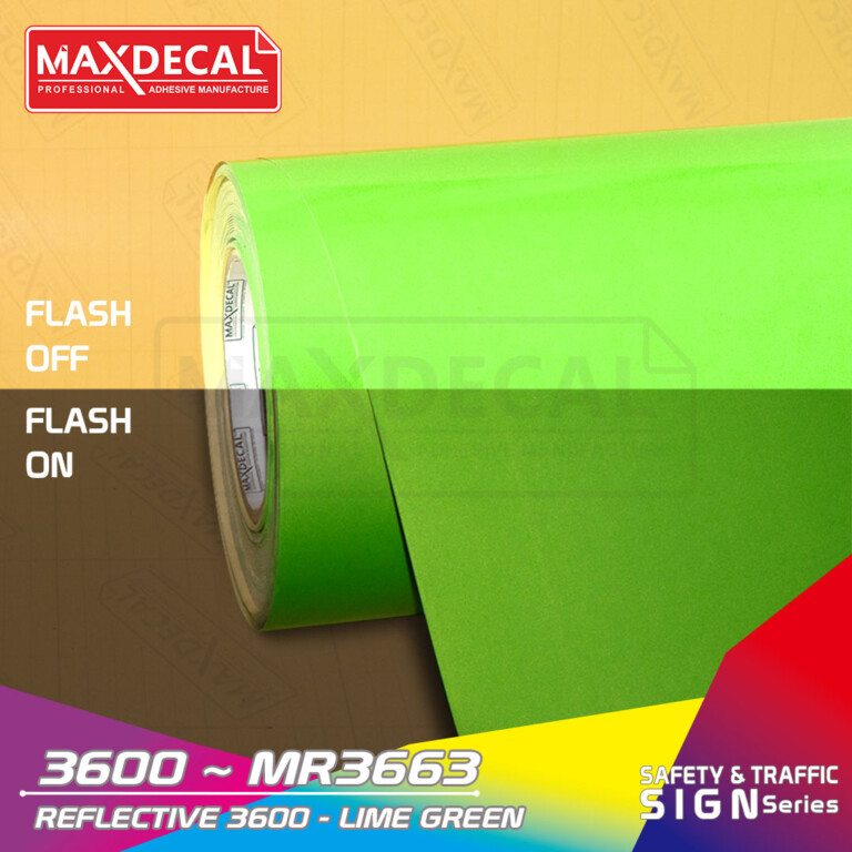 MAXDECAL 3600-MR3663 Reflective Lime Green – MAXDECAL - Professional ...