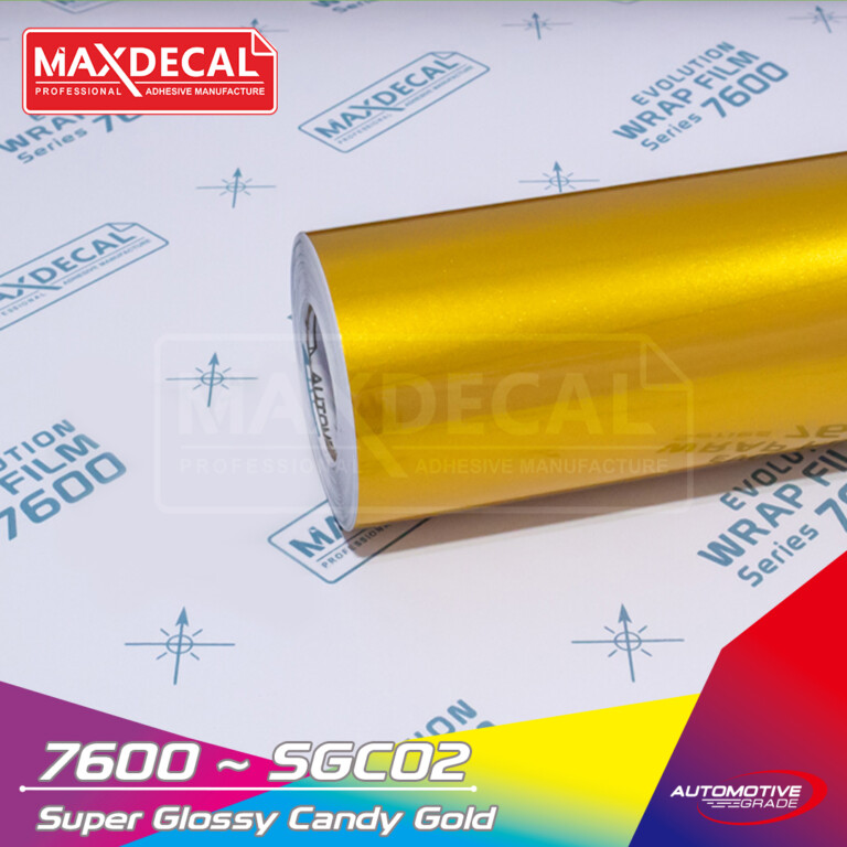 MAXDECAL 7600-SGC02 Super Glossy Candy Gold – MAXDECAL - Professional ...