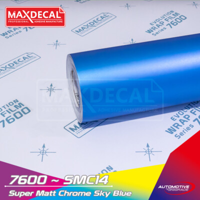 MAXDECAL 7600-SMC14 Super Matt Chrome Sky Blue – MAXDECAL ...