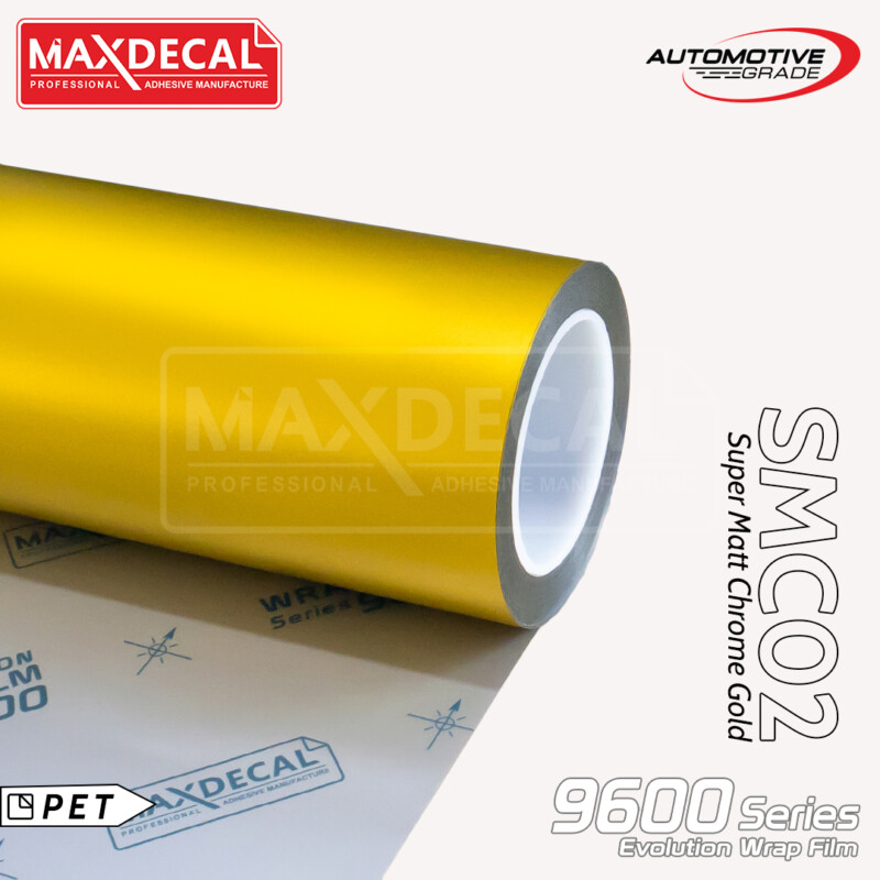 MAXDECAL 9600-SMC02 Super Matt Chrome Gold – MAXDECAL - Professional ...