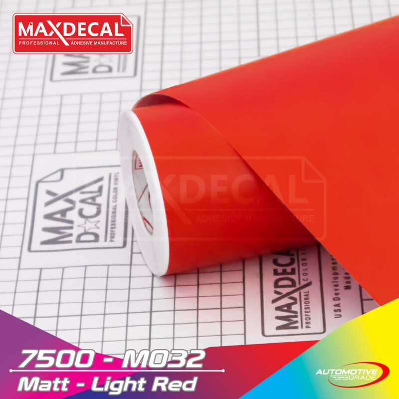 MAXDECAL 7500-M032 Matt Light Red – MAXDECAL - Professional Automotive ...