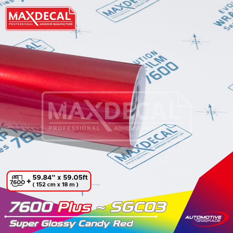 MAXDECAL 7600 PLUS-SGC03 Super Glossy Candy Red – MAXDECAL ...