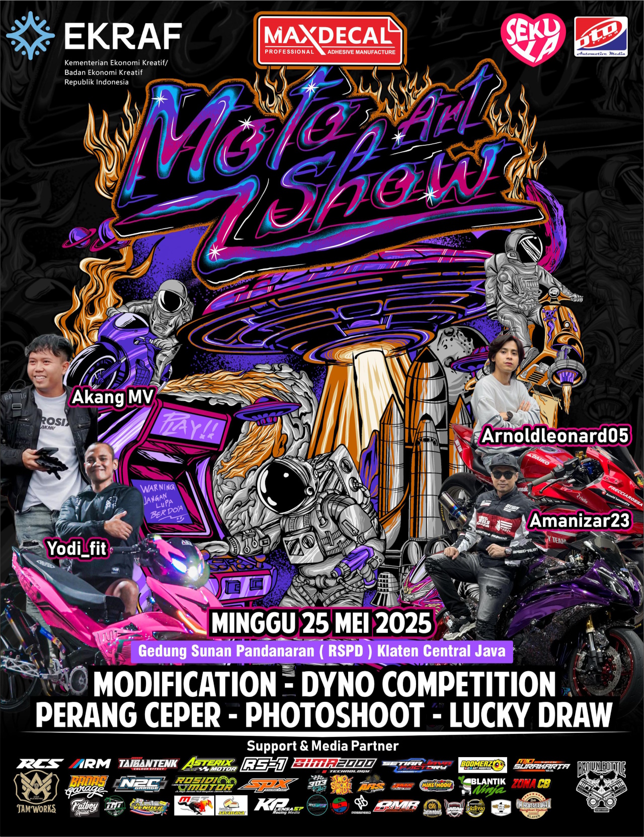 Maxdecal Moto Art Show 2025: Supporting Indonesian Children's ...