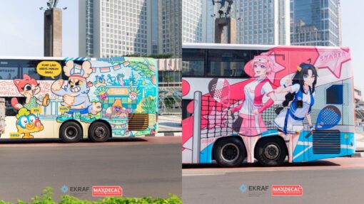 Maju Dari Aku: Maxdecal Decorates Transjakarta Buses With Work by Local ...